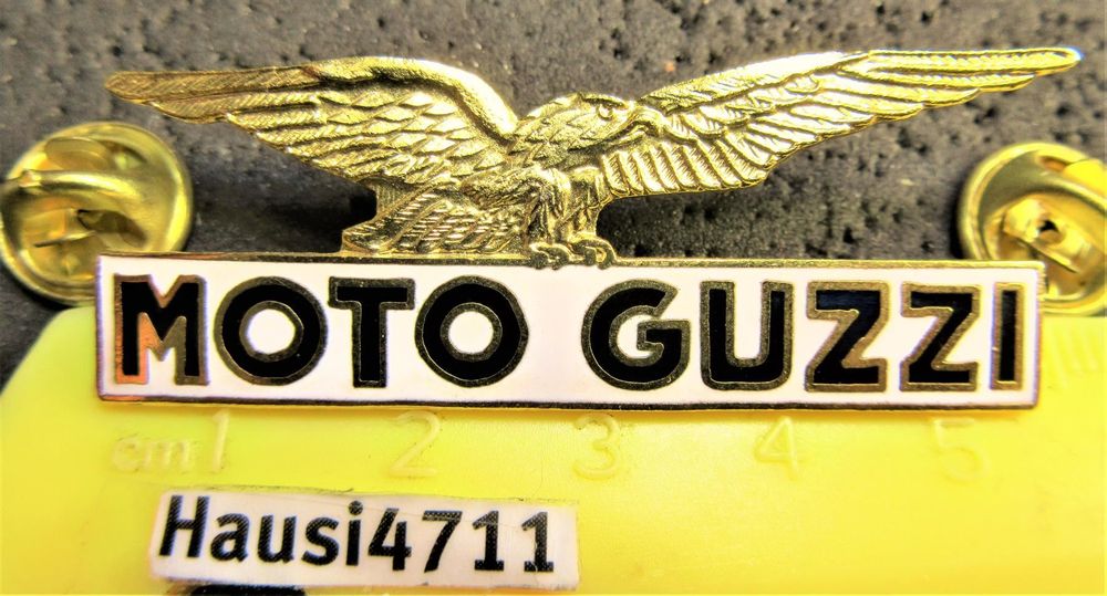 MOTO GUZZI Moto Pin Enamel goldig 5cm (Gebraucht) in Ettingen für CHF 9 ...