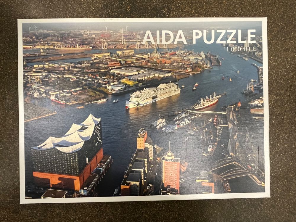 AIDA Puzzle AIDACosma Hamburg 1000 Teile NEU (Neu (gemäss Beschreibung ...
