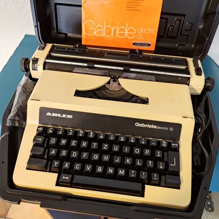 Machine à écrire vintage Adler Gabriele Electric SL (Défectueux) à ...