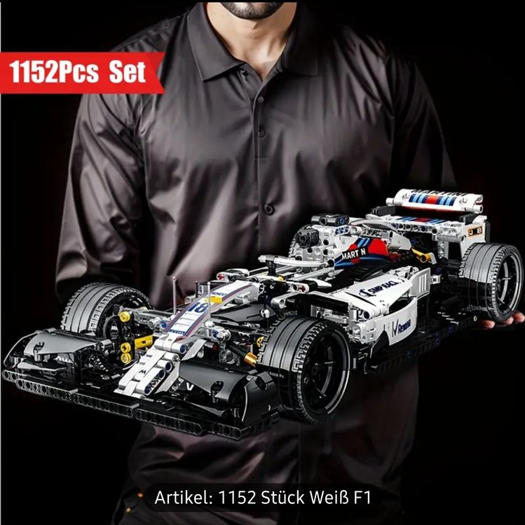 Technic F1 Rennwagen Bausatz 1:10 Modellauto 1152 Teile Neu | Kaufen ...