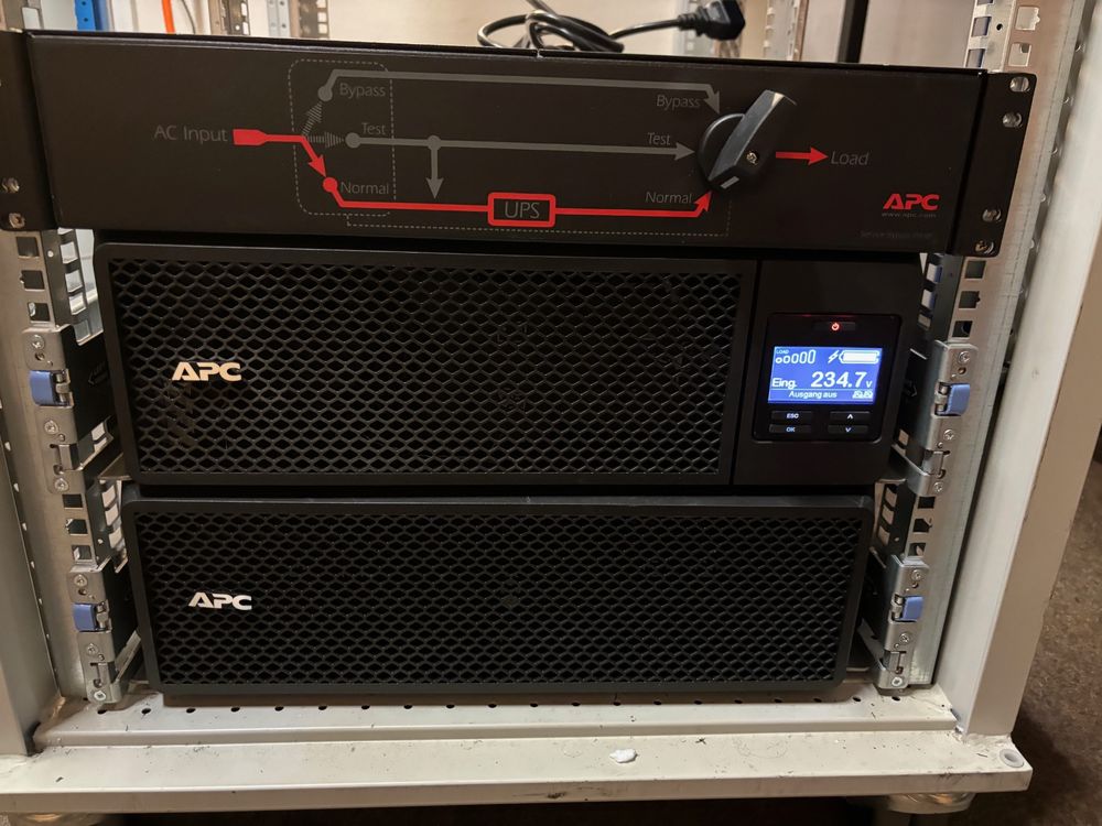 APC 5000 USV - SRT5KRMXLI inkl. ByPass APC SBP5000MRI2U | Kaufen auf ...