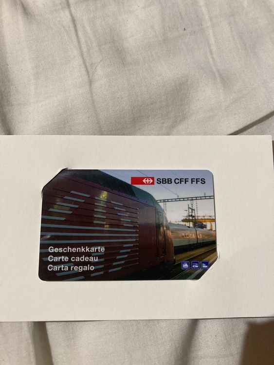 SBB Geschenkkarte | Kaufen auf Ricardo