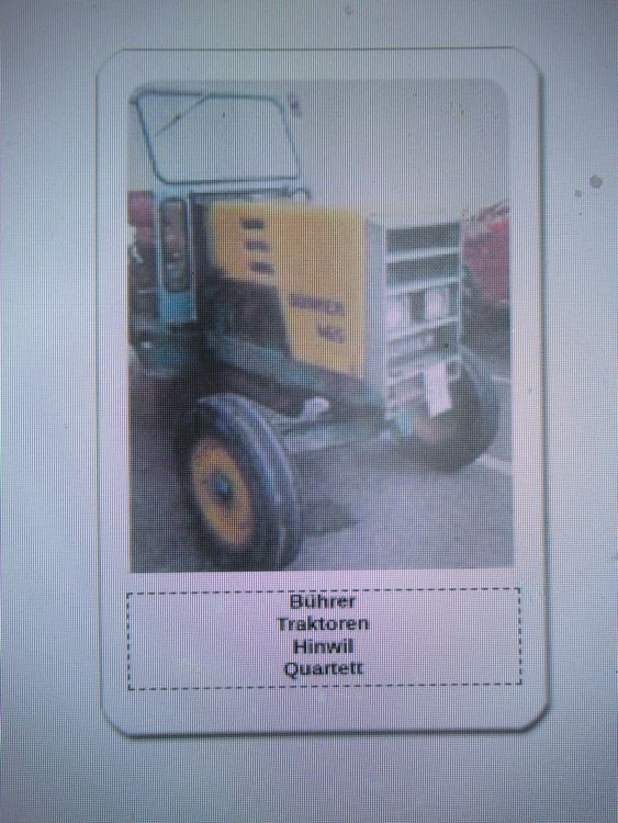 Bührer Traktoren Quartett 32 Karten (Neu und originalverpackt) in Herznach für CHF 30 – mit ...