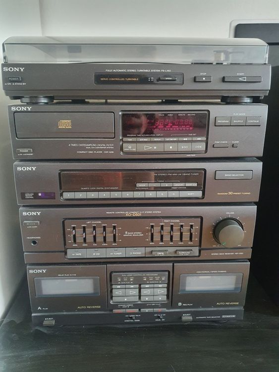 Sony XO-D501 Compact Stereo System inkl. Plattenspieler | Kaufen auf Ricardo