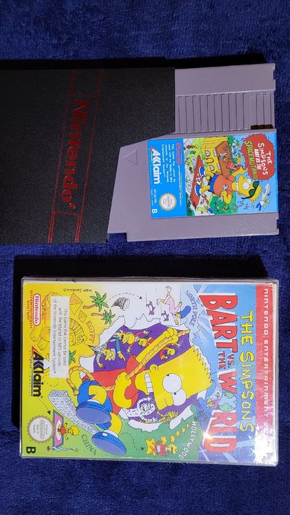 The Simpsons spiele / Nes OVP (Neu (gemäss Beschreibung)) in Biel ...