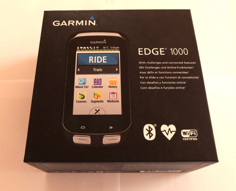 Garmin Edge 1000 mit allem Zubehör | Kaufen auf Ricardo