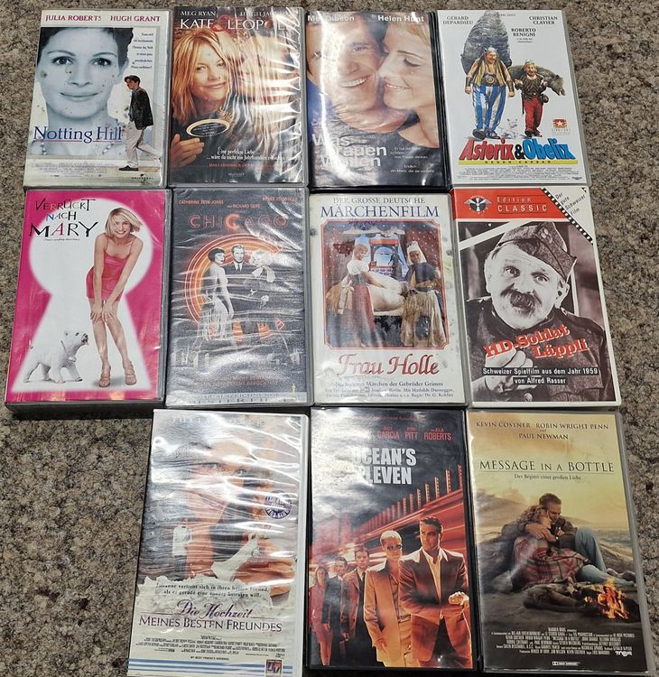 11 VHS Videokassetten | Kaufen auf Ricardo