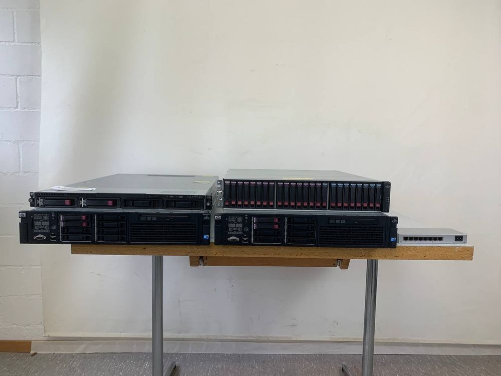 2x HP ProLiant DL380 G7, Storageworks P2000, HP Proliant DL3 (Gebraucht ...