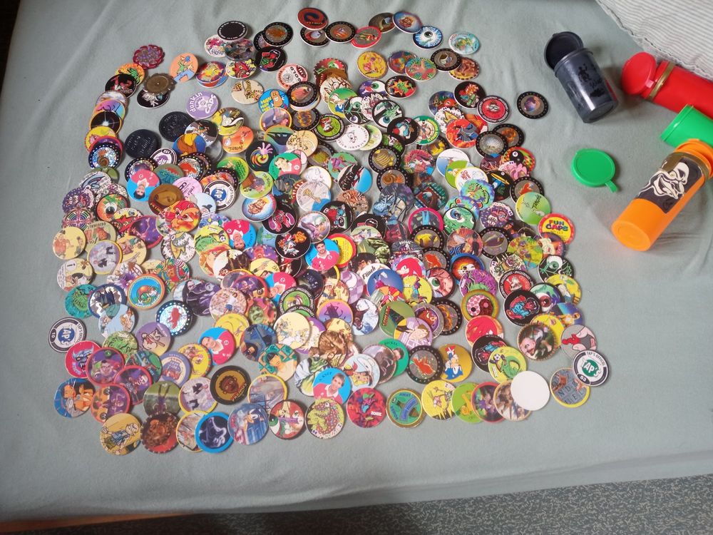 Pog Samlung fast 300stuck mit 3x pog case | Kaufen auf Ricardo