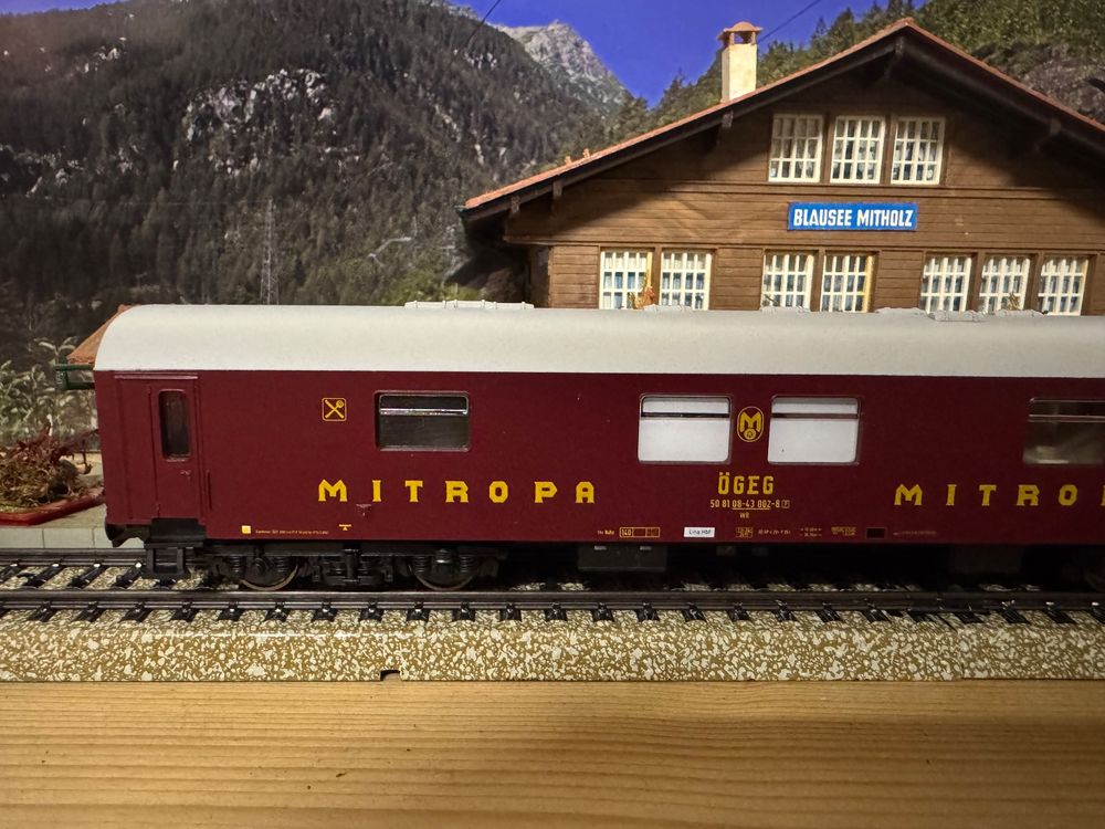 Sachsenmodelle H0 14390 - ÖGEG Mitropa Restaurant WR (Gebraucht) in ...