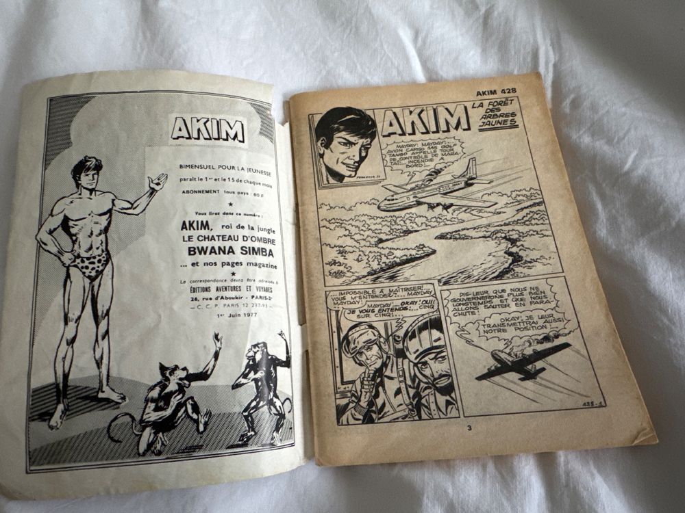 LIVRE BD Akim La forêt des arbres jaunes * rare - années 70 (Gebraucht) in Genève für CHF 1 ...