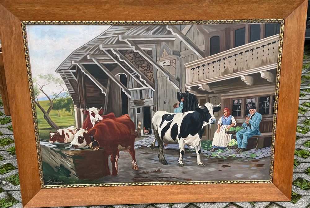 Malerei u. Grafiken -Bild auf Malkarton - um 1915 (Gebraucht) in montlingen für CHF 175 – nur ...