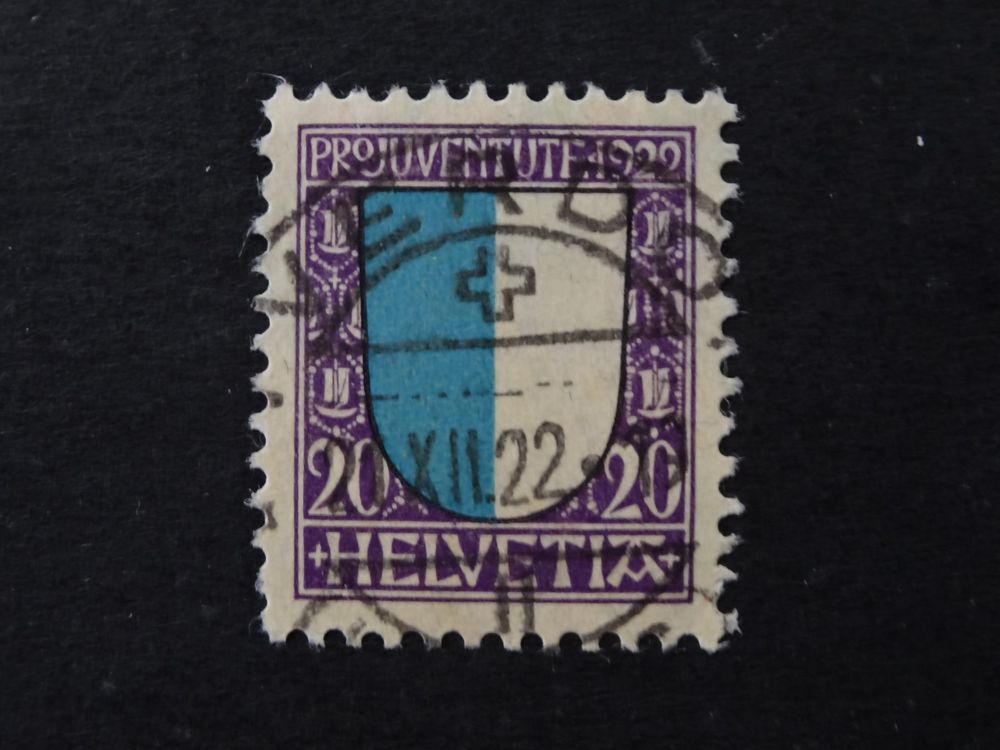YVERDON Vollstempel 21.XII.22 84 (Gebraucht) in Anwil für CHF 2 – mit Lieferung auf Ricardo kaufen