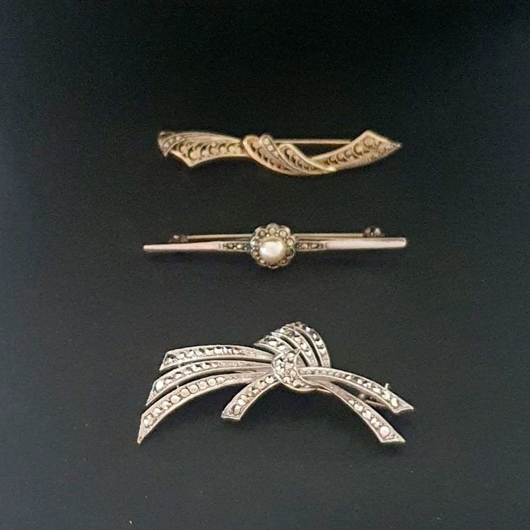 Antike Silber 835 Brosche Set, Vintage Schmuck (Gebraucht) in ...