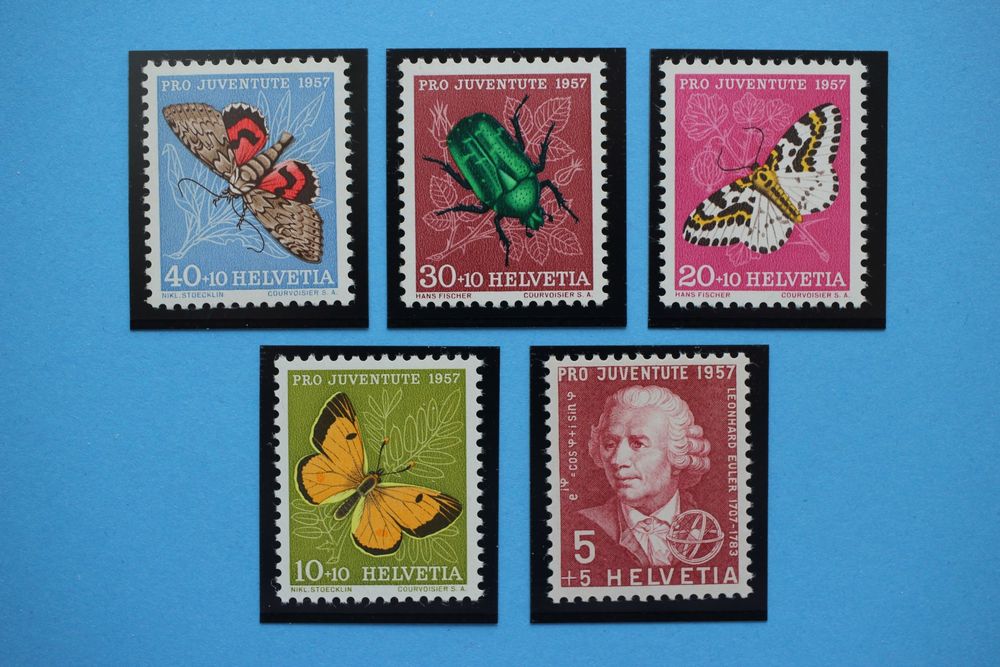 PJ 1957 – ganzer Satz - postfrisch ** - INSEKTEN - CHF 8.50 (Neu ...