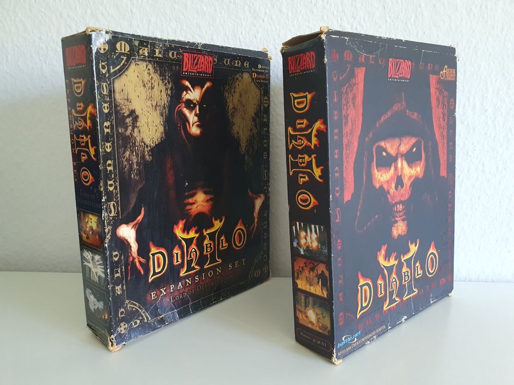 PC Games Diablo II / Diablo 2 + Add-On (2000) Big Box Bundle (Gebraucht ...