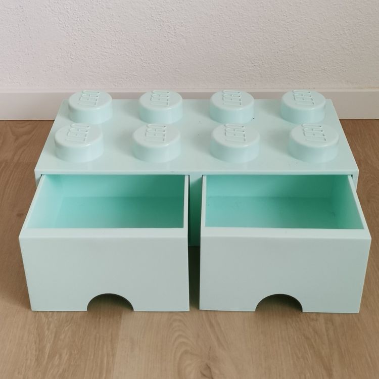 Lego Box Aufbewahrungsbox Aqua mit 2 Schubladen (Gebraucht) in Mülligen ...