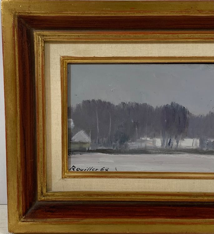 Armand Henri Rouiller (1901-1977) Winterlandschaft Gemälde (D'occasion ...