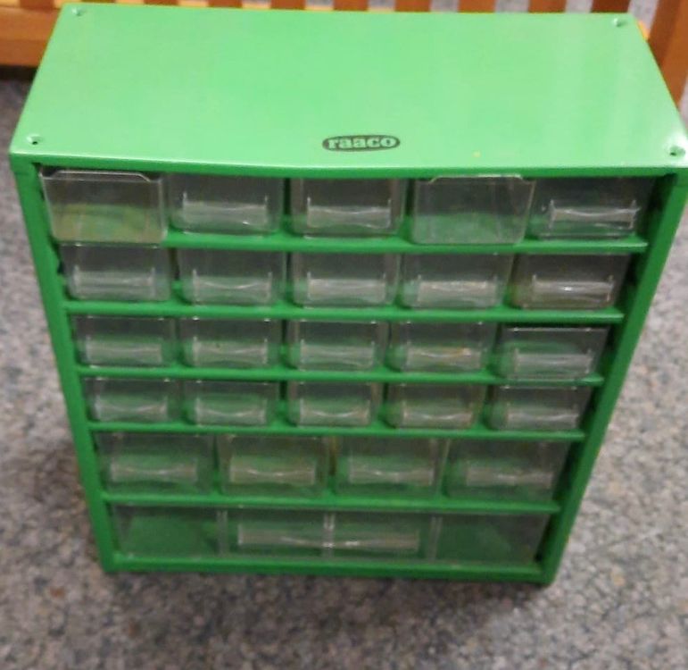 Ordnung Raaco Sortimentskasten/Kleinteile-Box 24 + 1 grün | Kaufen auf ...