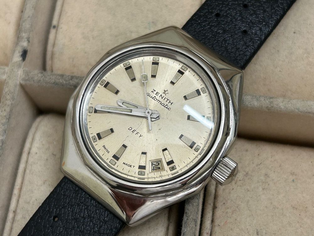 Montre vintage Zénith DEFY homme 38mmv fonctionne | Kaufen auf Ricardo