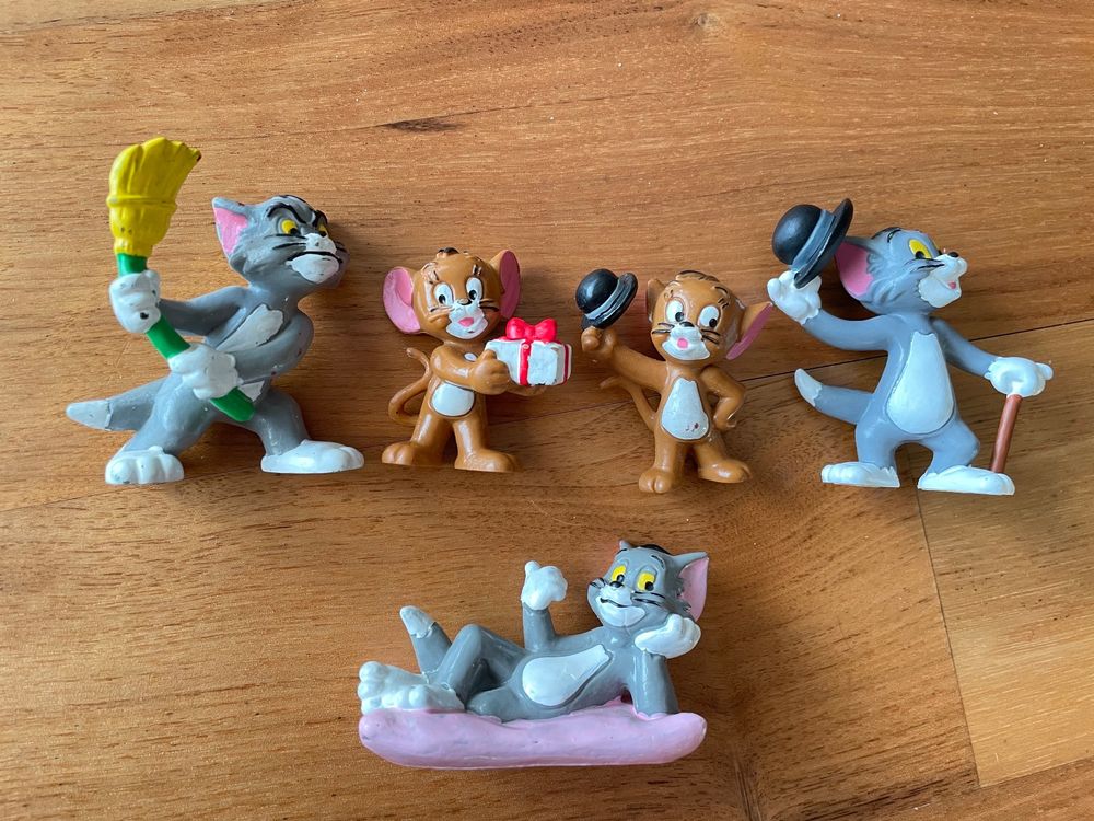 5x Tom & Jerry Comic Figur 1986/2000 MGM Turner Bully (Gebraucht) in ...