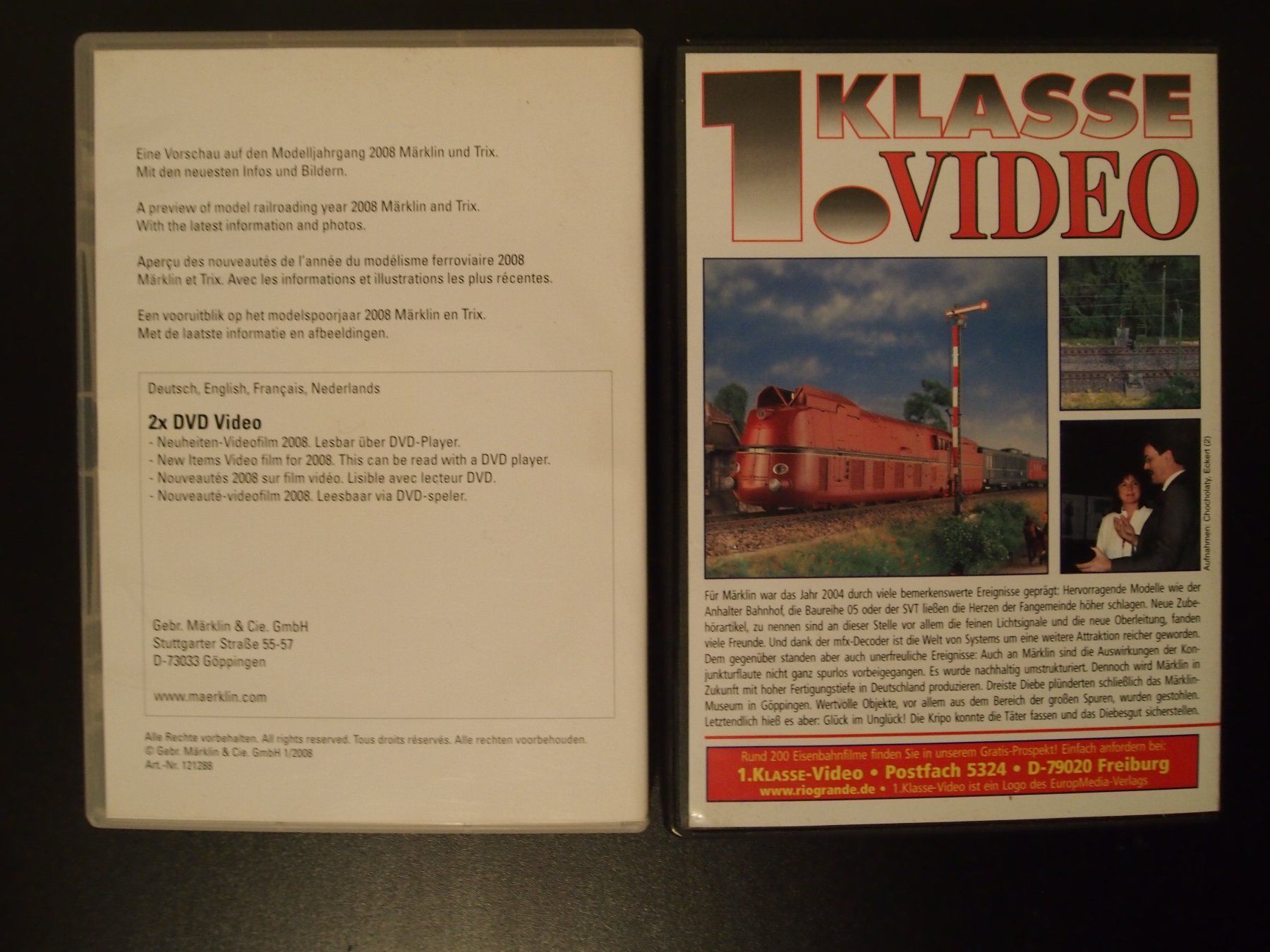 DVD, Märklin, Trix, 1. Klasse CD, Ein Jahr mit Märklin (Gebraucht) in ...