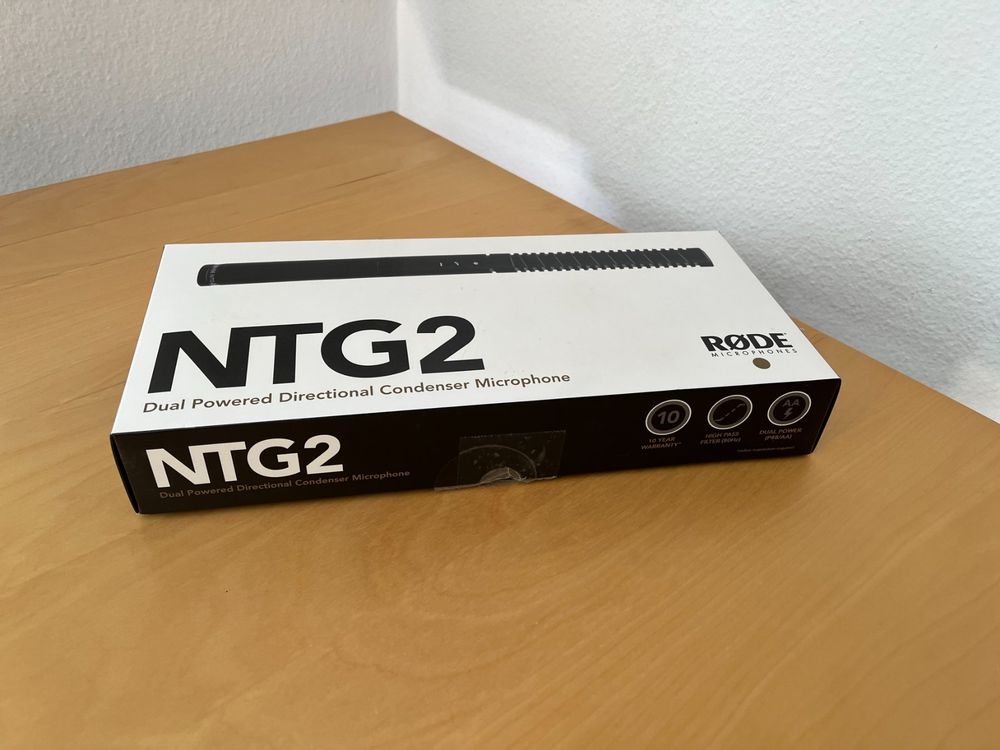 RØDE NTG2 – Dual Powered Directional Condenser Microphone | Kaufen auf ...