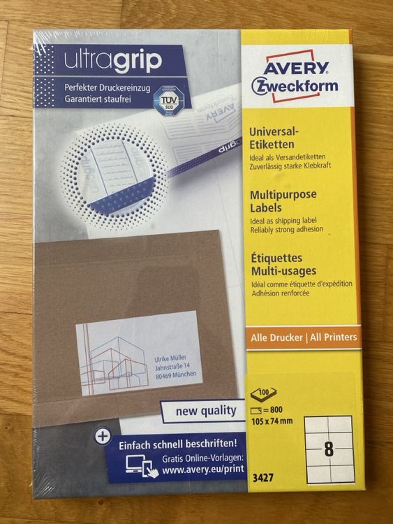 Avery Universal-Etiketten / Multipurpose Labels (Neu und originalverpackt) in Boll für CHF 5 ...