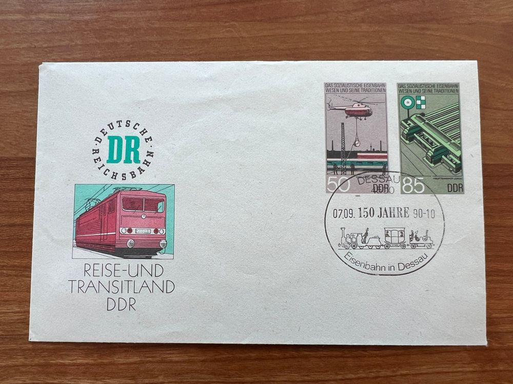 DDR Dessau Sonderstempel Bahn Brief1990 (E1651) (Gebraucht) in Hinwil ...