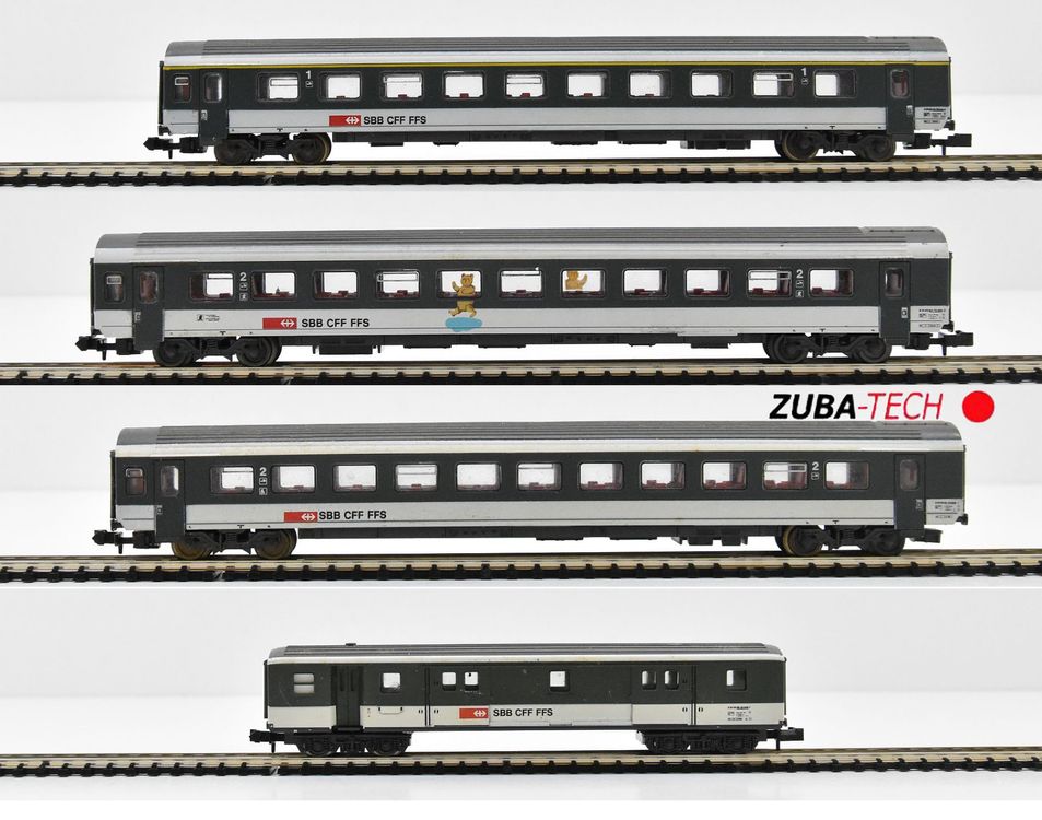 Minitrix/Roco 4x EW IV/II Personenwagen SBB Spur N ohne OVP (Gebraucht) in St. Gallen für CHF 77 ...