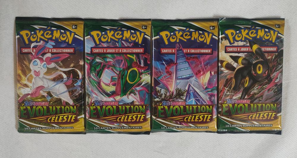 Artset Pokemon évolution Celeste Français fr Booster Carte (Neu und ...