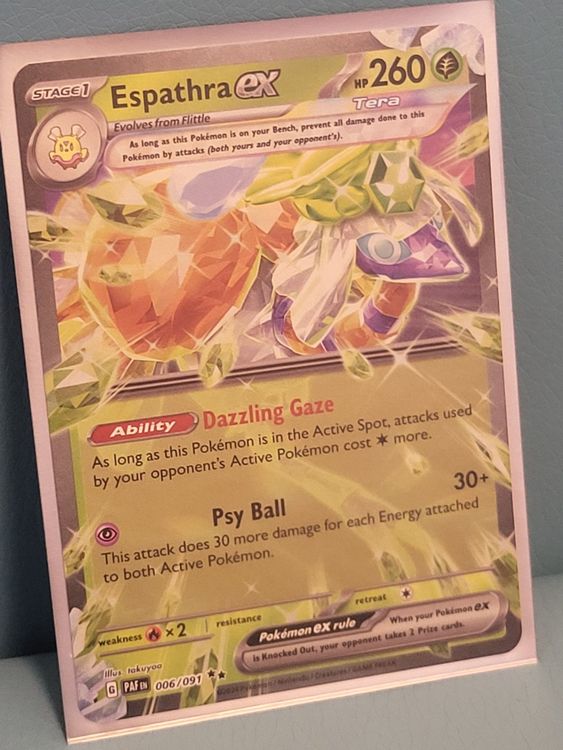 Pokemon Paldea Fates Espathra ex EN | Kaufen auf Ricardo