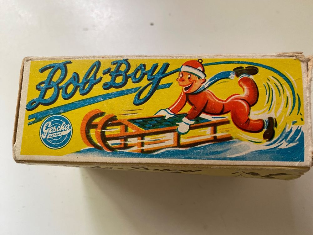 Blechspielzeug Bob-Boy Schlittenfahrer von Gescha | Kaufen auf Ricardo