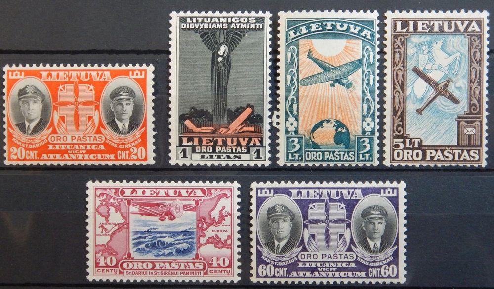 Litauen Kat. 385-390 * 1934 Air Mail (Gebraucht) in Zürich für CHF 7 ...