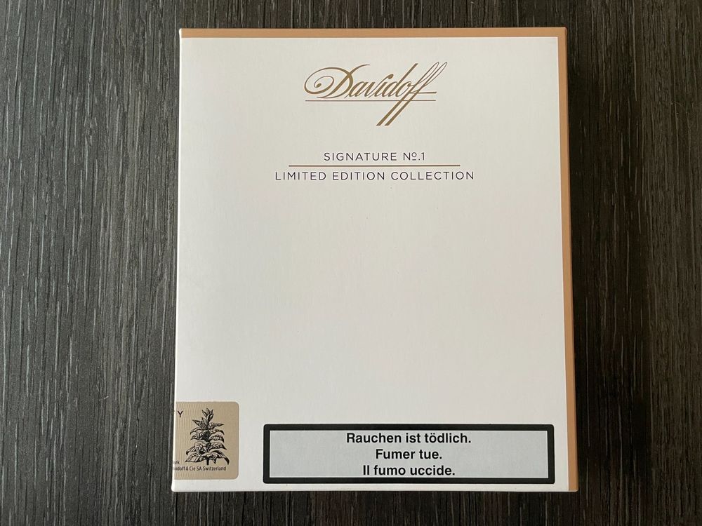 Davidoff Signature NO.1 Limited Edition 2023 (Neu und originalverpackt ...