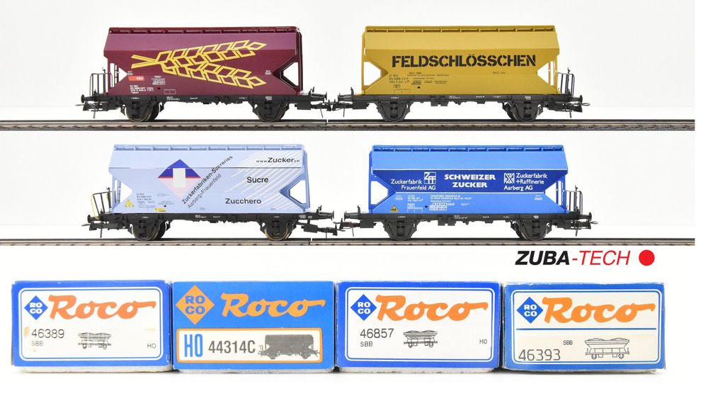 Roco 4x Selbstentladewagen der SBB H0 GS mit OVP (Gebraucht) in St. Gallen für CHF 41 – mit ...