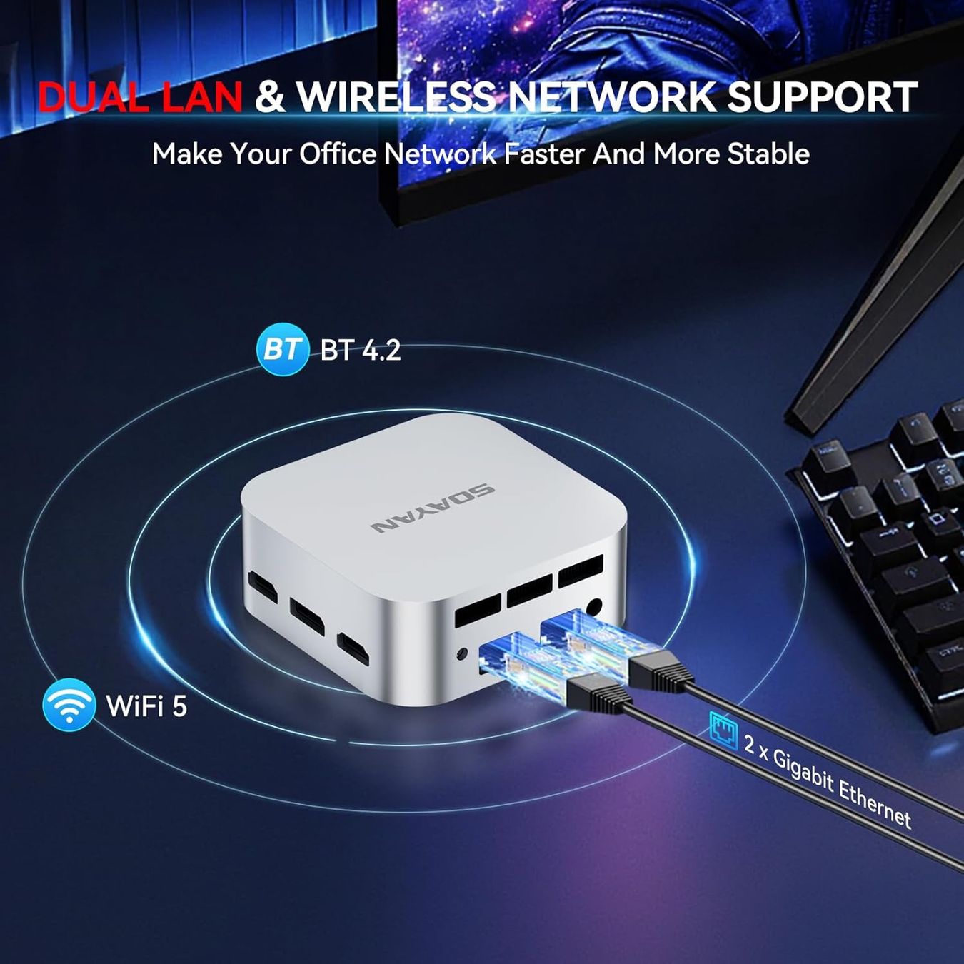 SOAYAN Mini PC mit Intel N150 Prozessor (NEU und UNGEÖFFNET) (Neu und ...