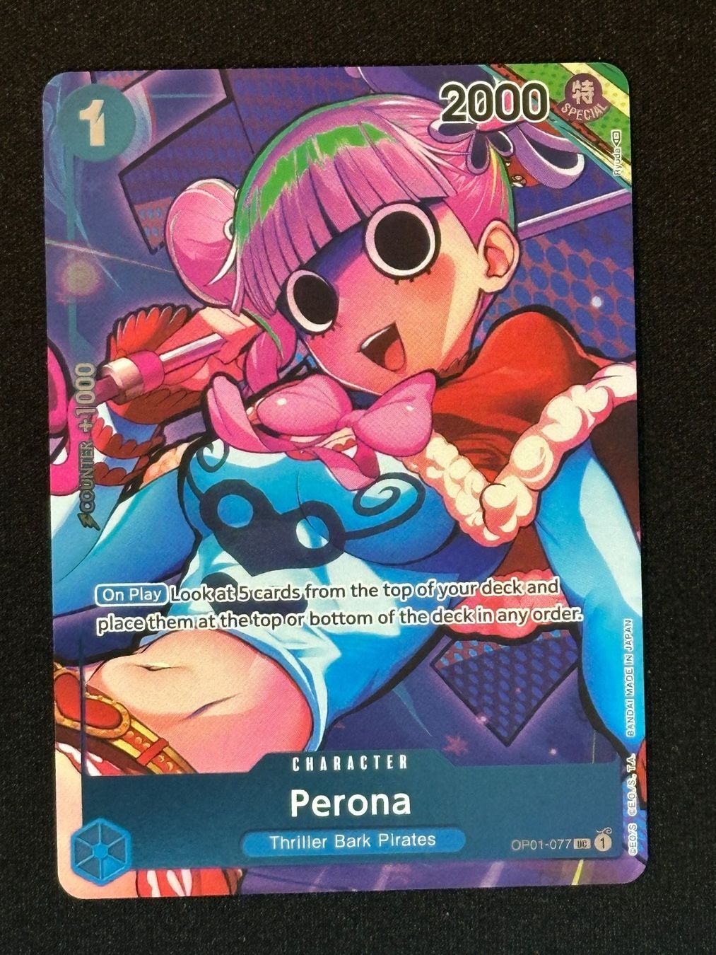 Perona OP01-077 V.2 – One Piece TCG – NM (Gebraucht) in Oberentfelden ...