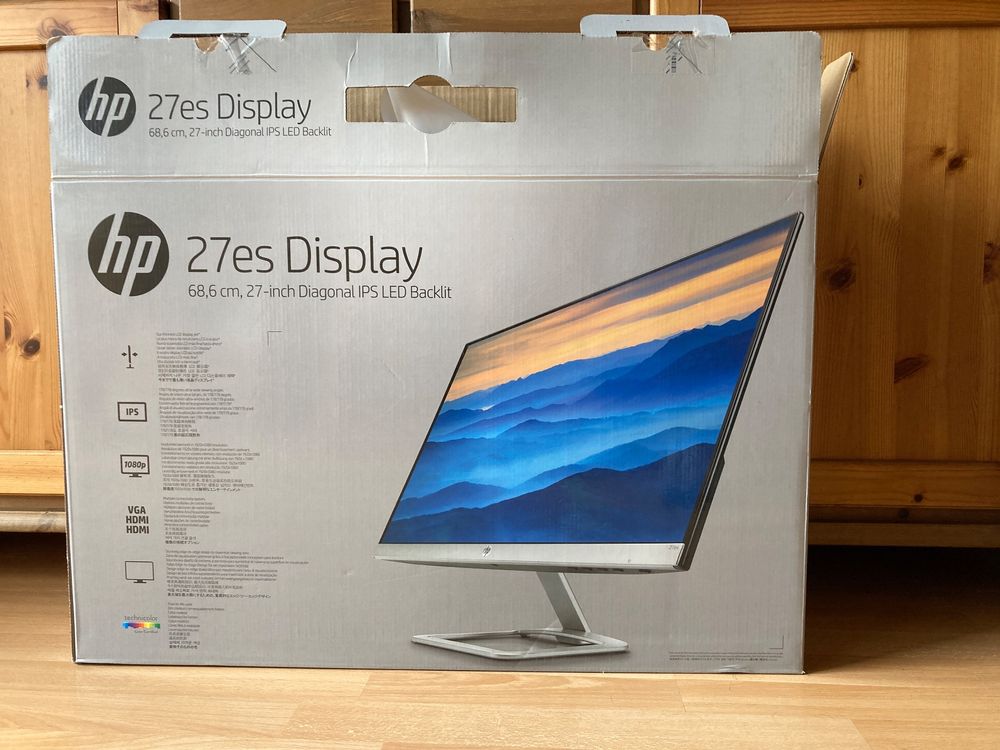 Monitor HP 27es (27“ / 27 Zoll) Full HD, Widescreen (Neu (gemäss ...