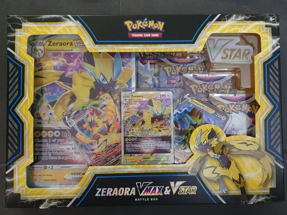 Pokemon - Zeraora Battle Box VMAX & Vstar (NEU) EN, ab CHF30 | Kaufen ...
