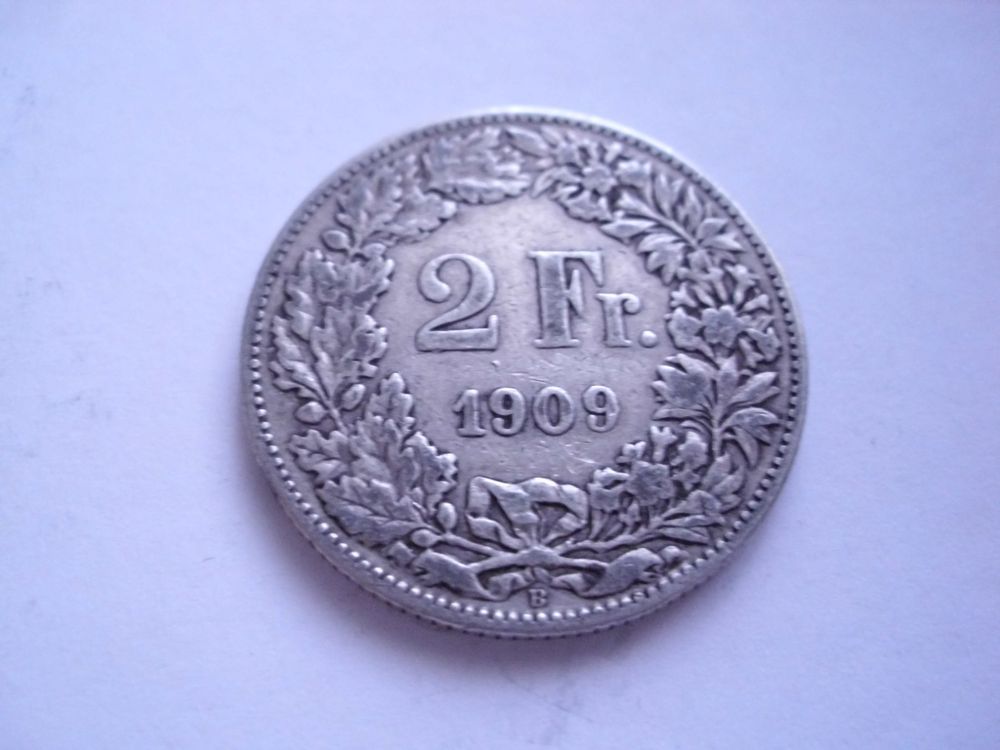2 Franken 1909 (Gebraucht) in Birsfelden für CHF 6.2 – mit Lieferung auf Ricardo kaufen