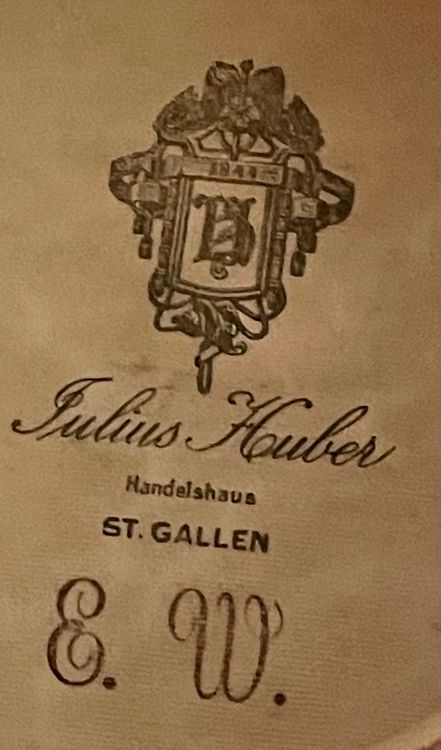 Zylinder & Hutschachtel/1844/Fabrik Julius Huber-St. Gallen (Gebraucht ...
