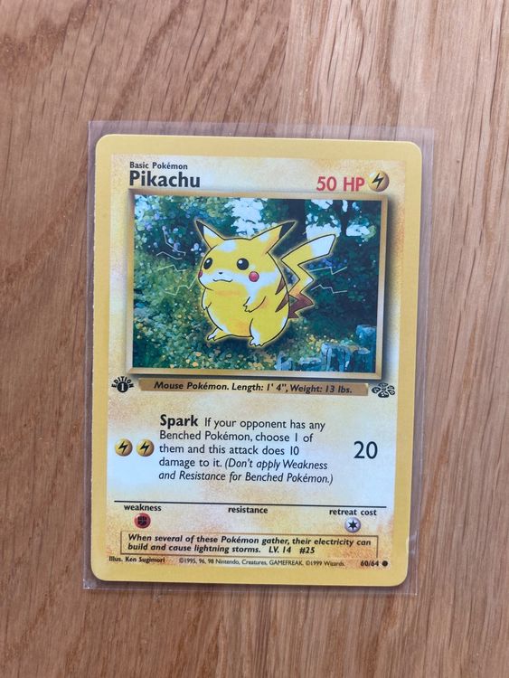 Pikachu 1st Edition 60/64 Jungle (Gebraucht) in Zürich für CHF 7 – mit ...