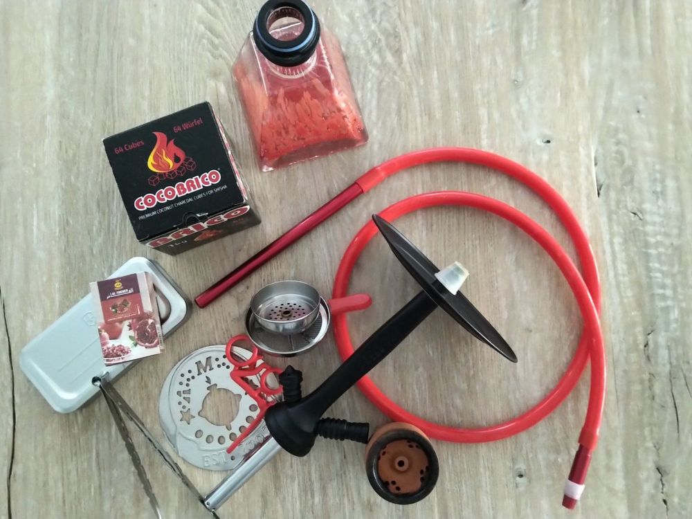 Shisha Amy Deluxe inkl. Tabak, Kohle und Zubehör (Gebraucht) in ...