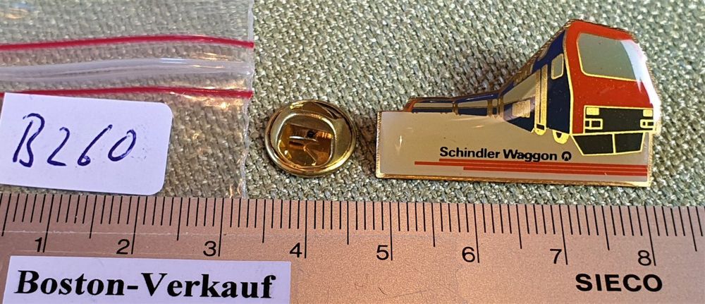 B260 - Pin Schindler Waggon Bahn Zug | Kaufen auf Ricardo