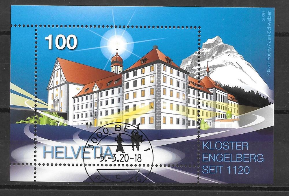 Sonderblock 1764 900 Jahre Kloster Engelberg ET 5.3.2020 (Neu (gemäss Beschreibung)) in Olten ...