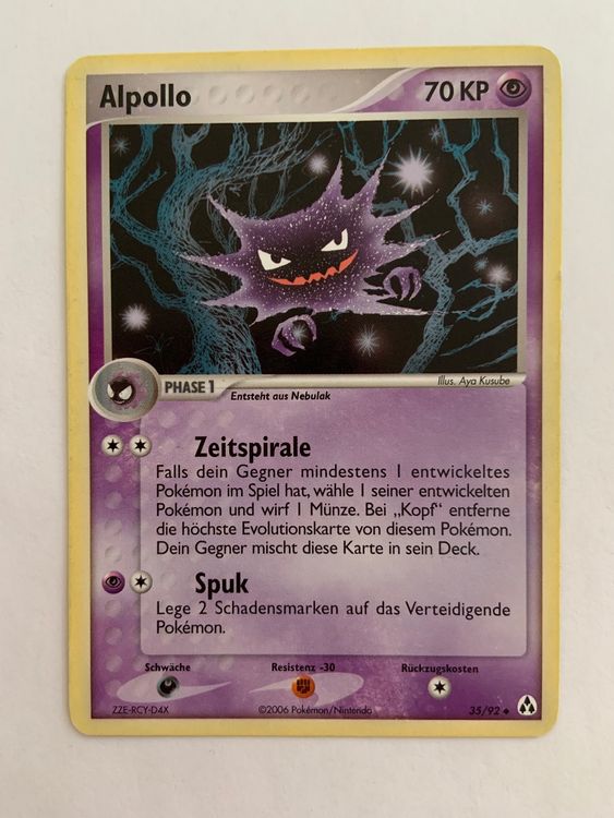 Pokemon Karte Alpollo 35/92, EX Legend Maker (DE) | Kaufen auf Ricardo