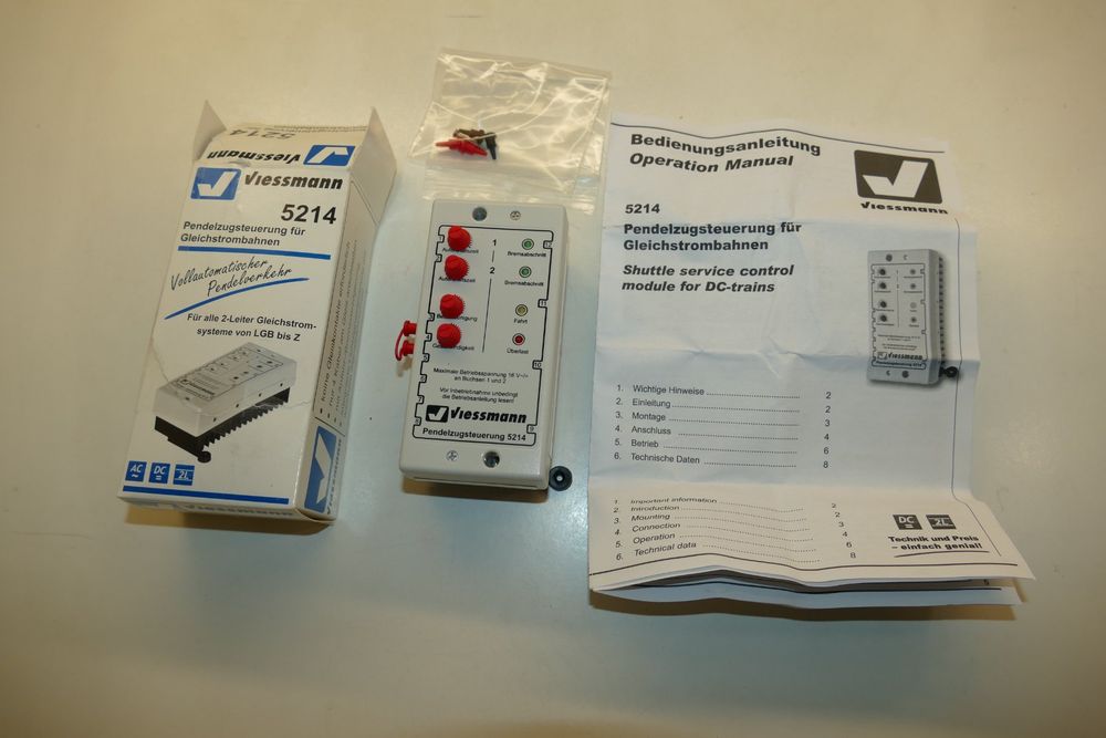 Viessmann: Pendelzugsteuerung für Gleichstrombahnen (Neu (gemäss ...