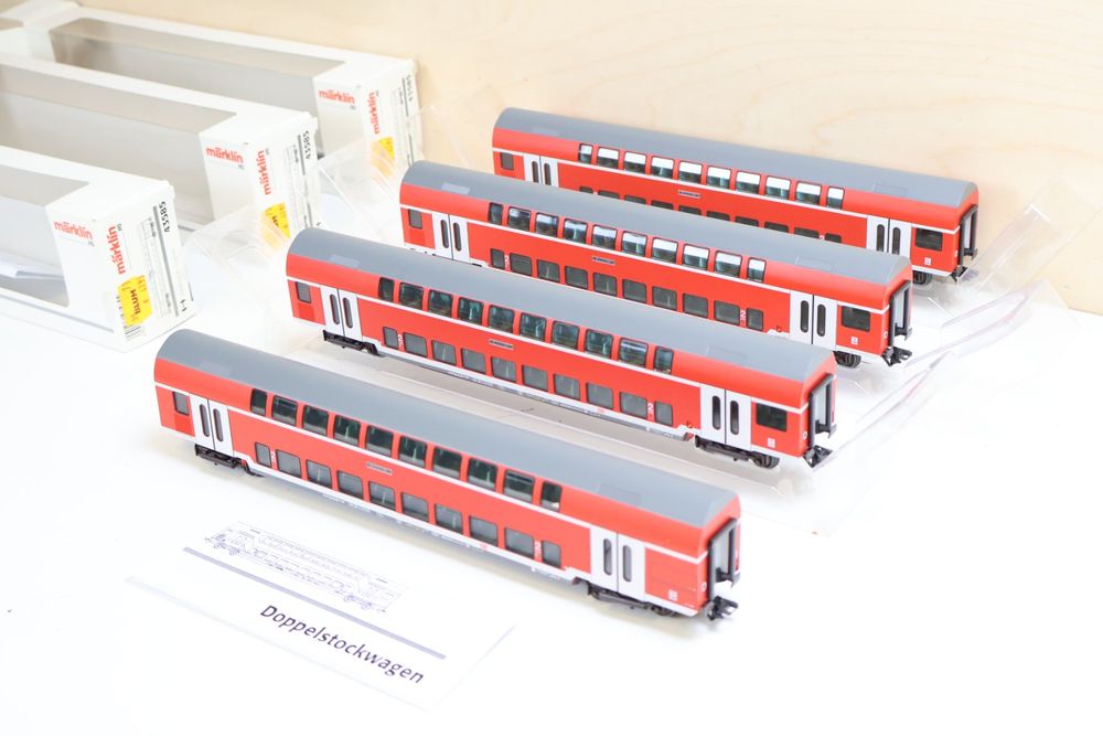 Märklin 4 x Doppelstock Personenwagen S-Bahn 43585 | Acheter sur Ricardo