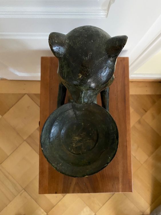 Bronze Skulptur CAT BUTLER | Kaufen auf Ricardo